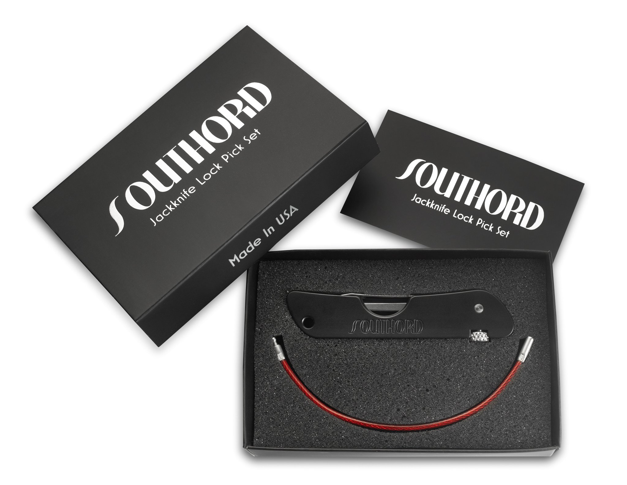 SouthOrd Jackknife Pocket Lock Pick Set - JPXS-6 - Hobby Lock Picking